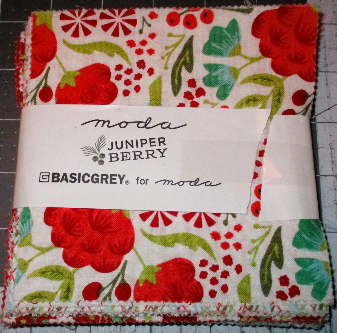 Vintage juniper Berry Charm Pack by Basic Grey for Moda Fabrics. Out of ...