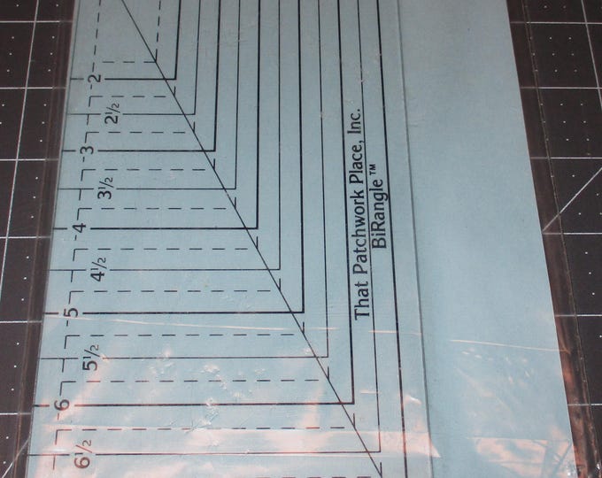 Birangle Ruler Developed by Mary Hickey for That Patchwork Place. up to ...