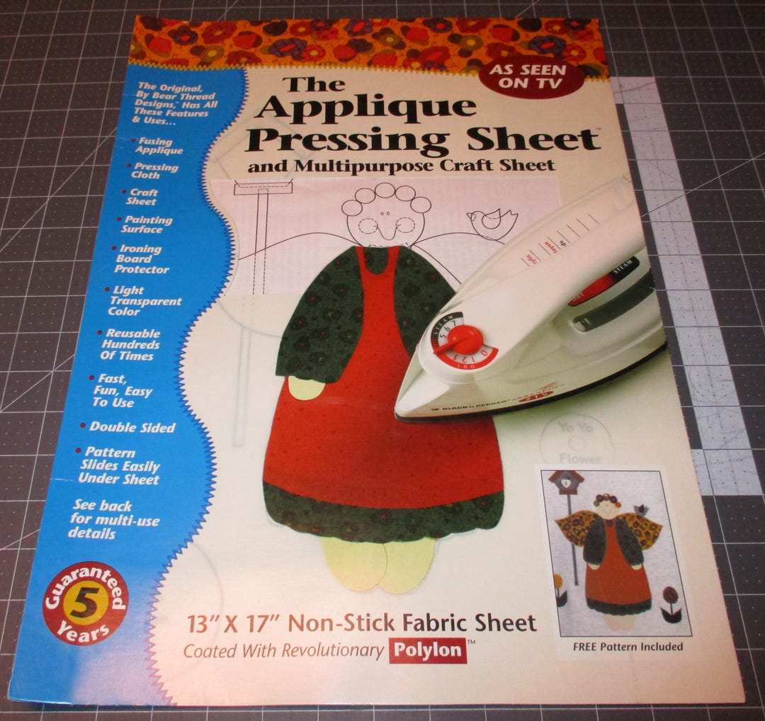 The Applique Pressing Sheet and Multipurpose Craft Sheet. - Etsy