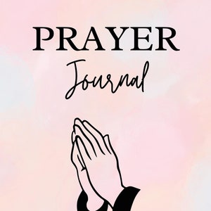 Prayer Journal: Minimalistic Design, Printable, for Daily Prayer Time ...