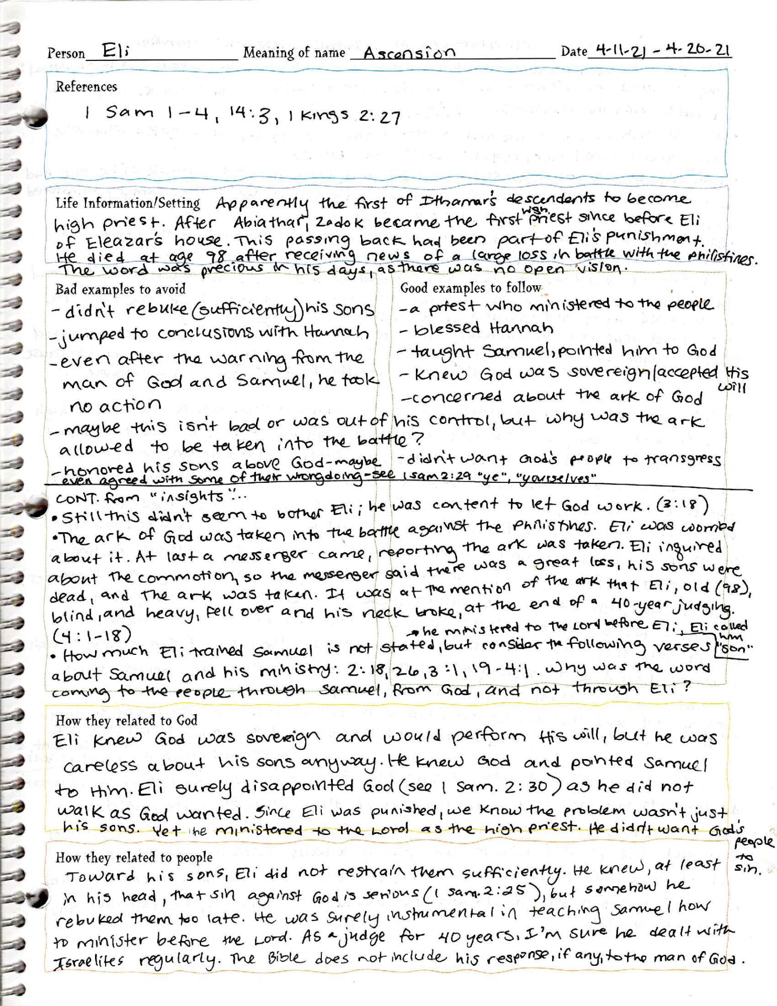 Printable Bible Study Forms With Samples | Passage Study Form ...