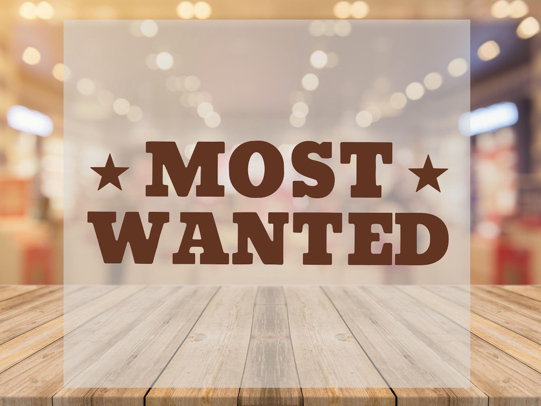 Most Wanted Cowboy DTF Iron on Transfer, Western Bachelorette Party - Etsy