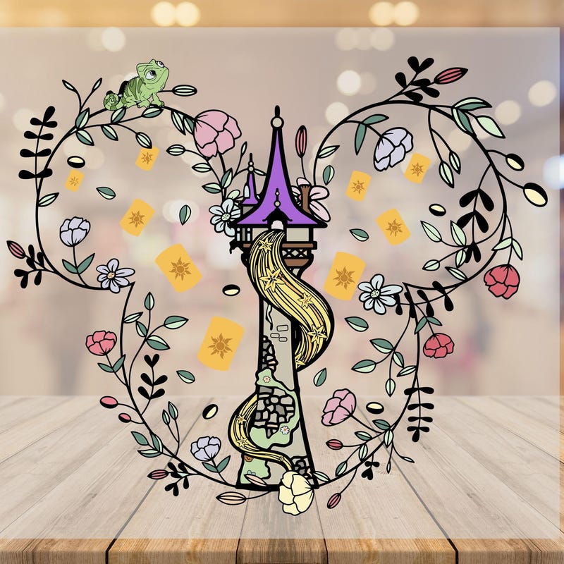 Rapunzel Tower Digital - Etsy