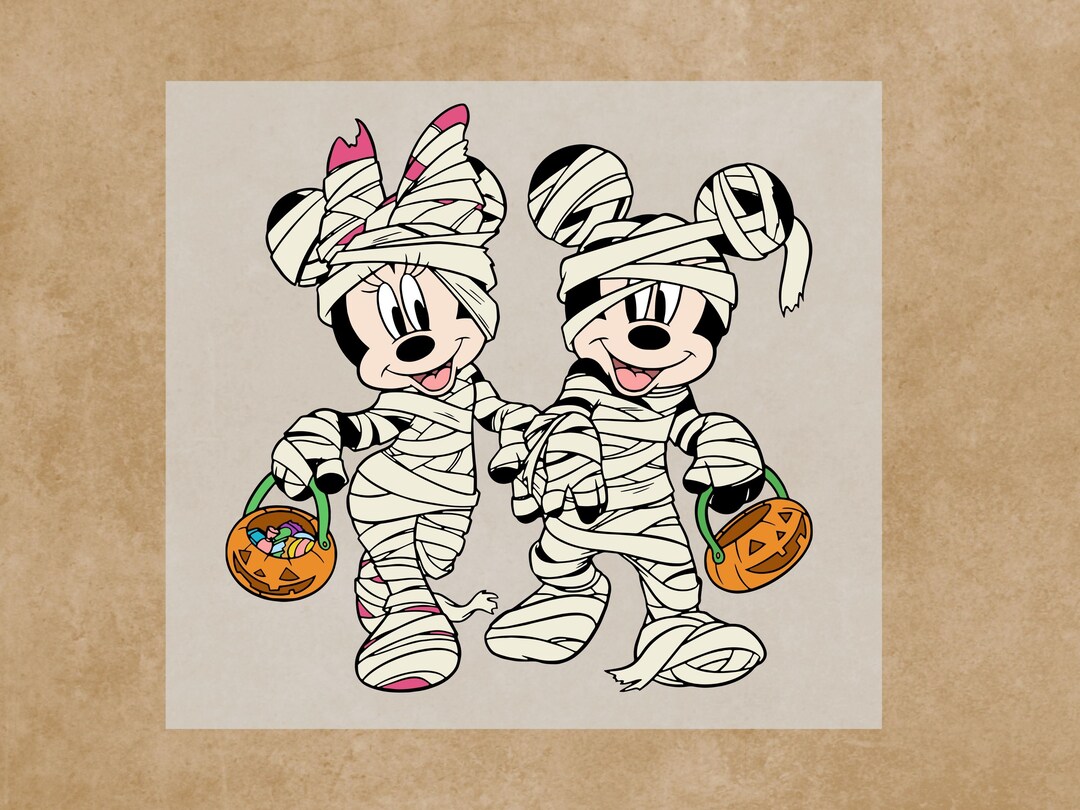Mickey Mummy DTF Transfers, Minnie Mummy Dtf, Iron on Transfer, Mickey ...