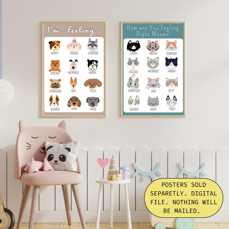 Dog Feelings Chart: Kids Social Emotional Learning (PDF Download) - Etsy UK