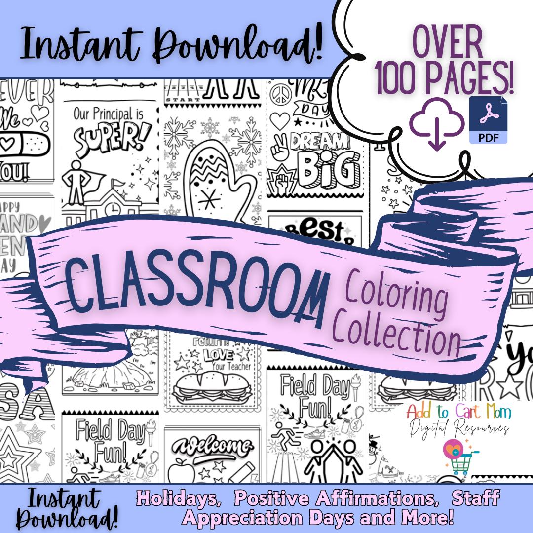 Teacher Student Child Coloring Pages Collection - Fun & Educational PDF ...