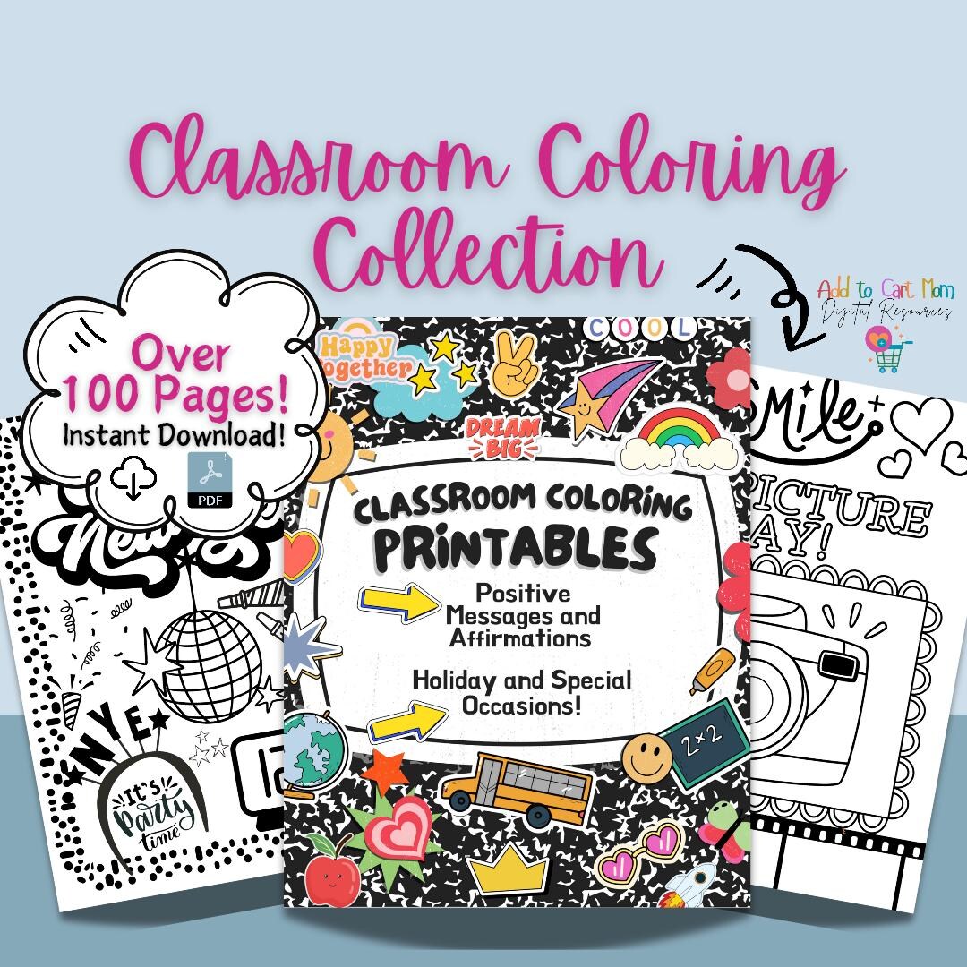 Teacher Student Child Coloring Pages Collection Fun & Educational PDF ...