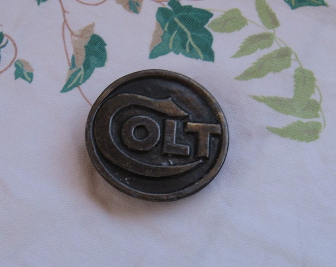 Awesome Vintage COLT Belt Buckle - Etsy