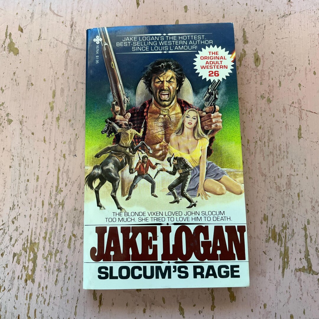 Slocum's Rage by Jake Logan - 80s Western Paperback - Vintage Western ...