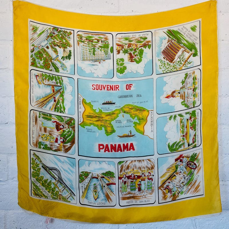 Map Scarf - Etsy