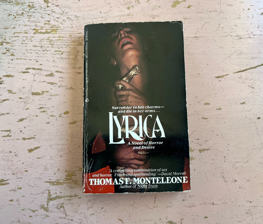 Lyrica by Thomas F. Monteleone 80s Horror Paperback Vintage 1980s Horror Novel Berkley Books - Etsy