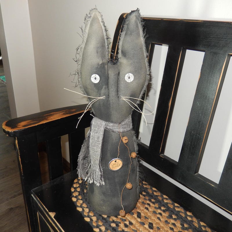 Primitive Cat - Etsy