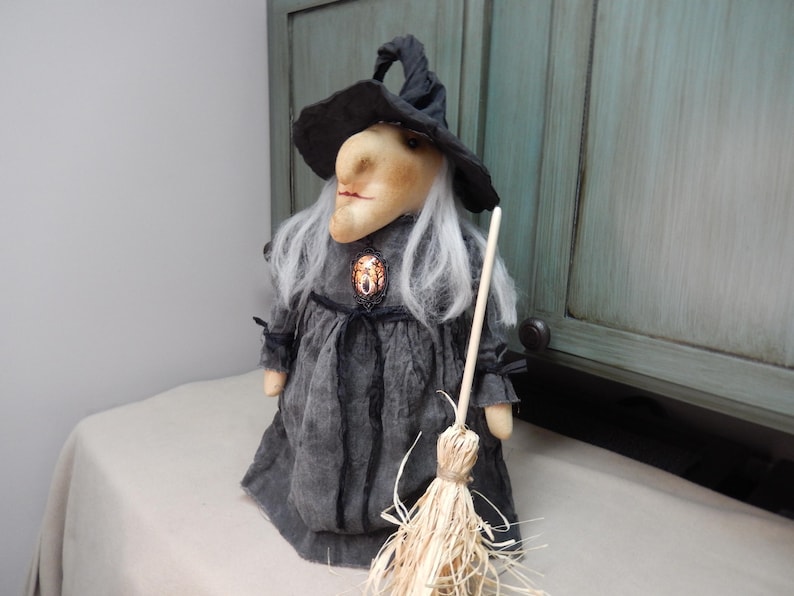 Primitive Witch Doll: Handmade Halloween Decor - Etsy