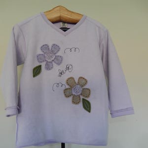 Women's More Than One Size V Neck Tunic Pullover Sweatshirt, Inside Out ...