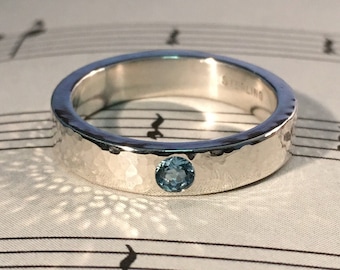 Flush Set Ring | Etsy