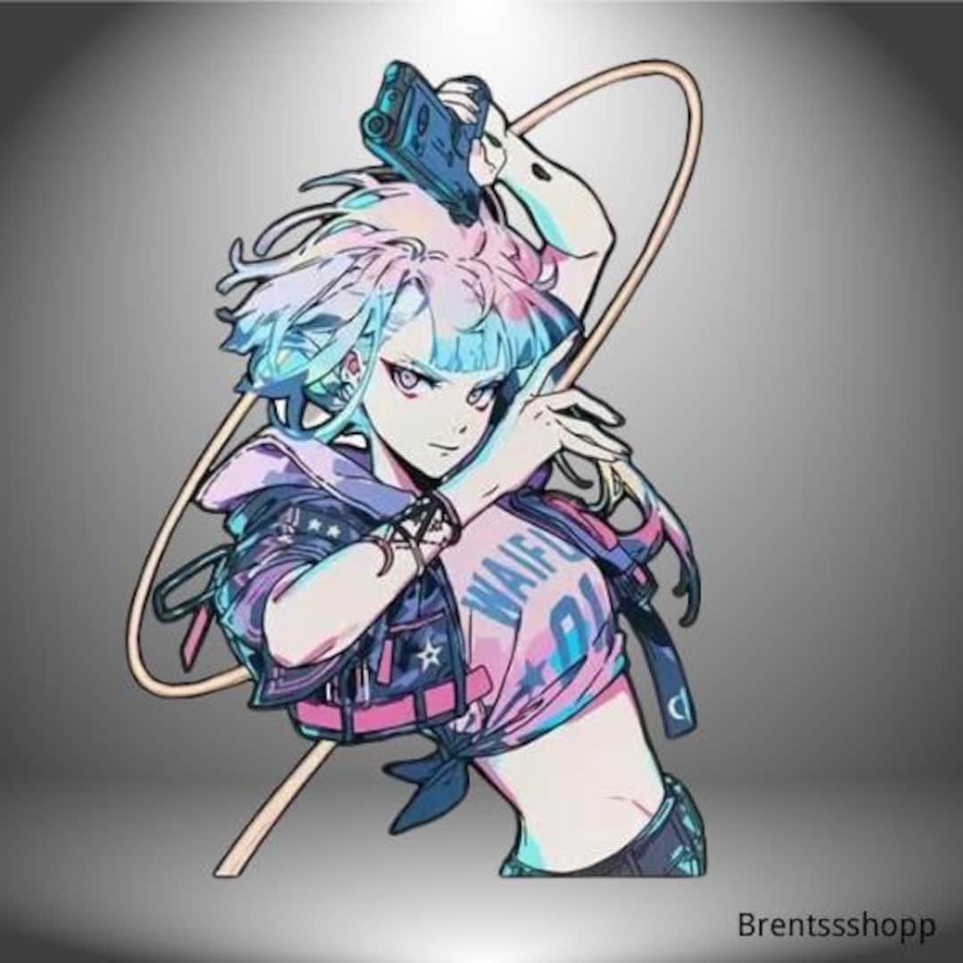 Cyberpunk Decals, Stickers, Rebecca Stickers, Reflective Car Stickers ...