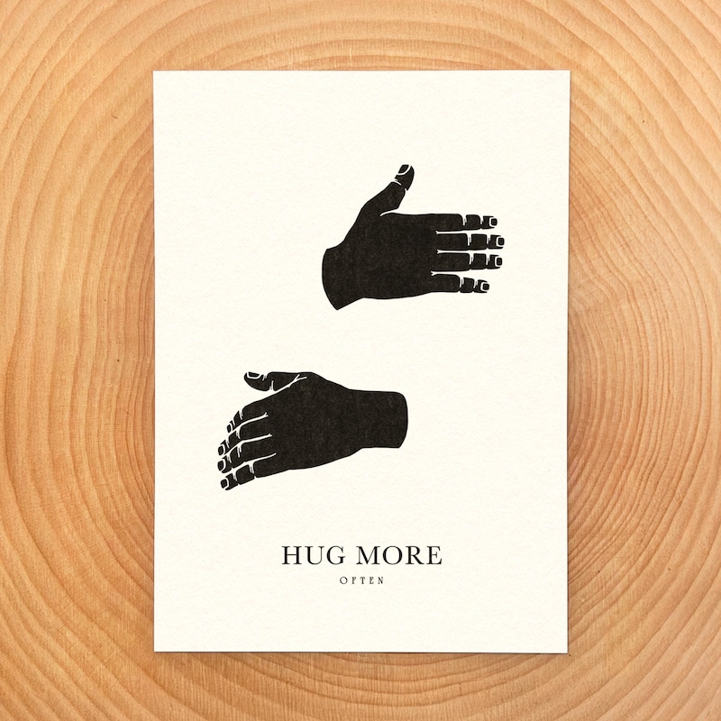 Hug Art Print - Etsy UK