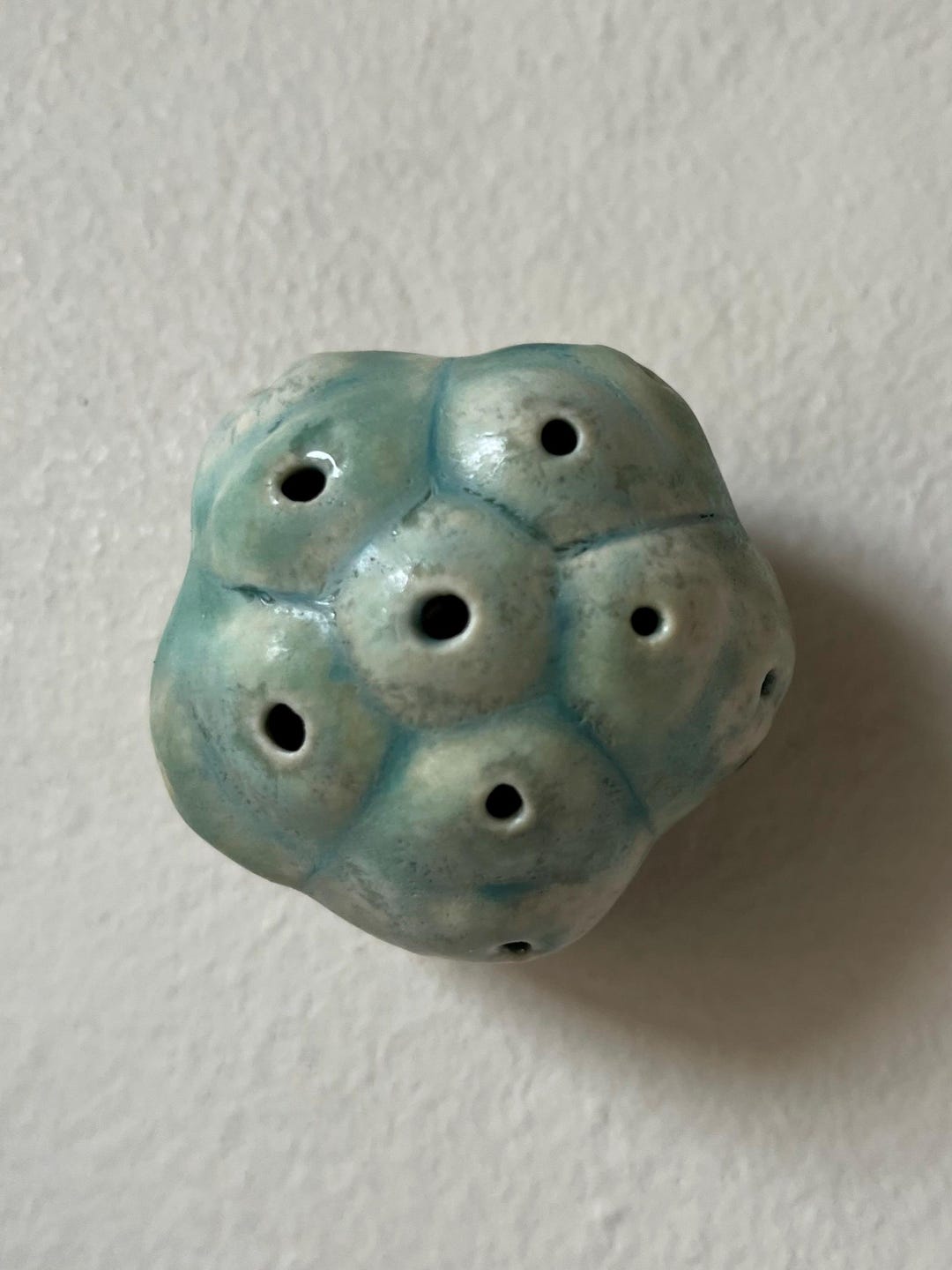 Ceramic Wall Art Light Blue Sea Spore Pod 8 - Etsy