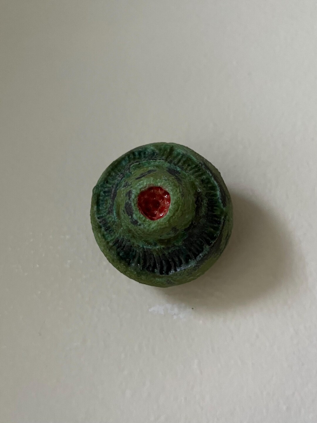 Ceramic Wall Art Matte Green and Red Sprout Pod 33 - Etsy
