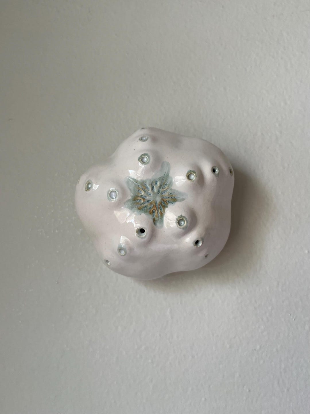 Ceramic Wall Art White Sea Pod 48 - Etsy