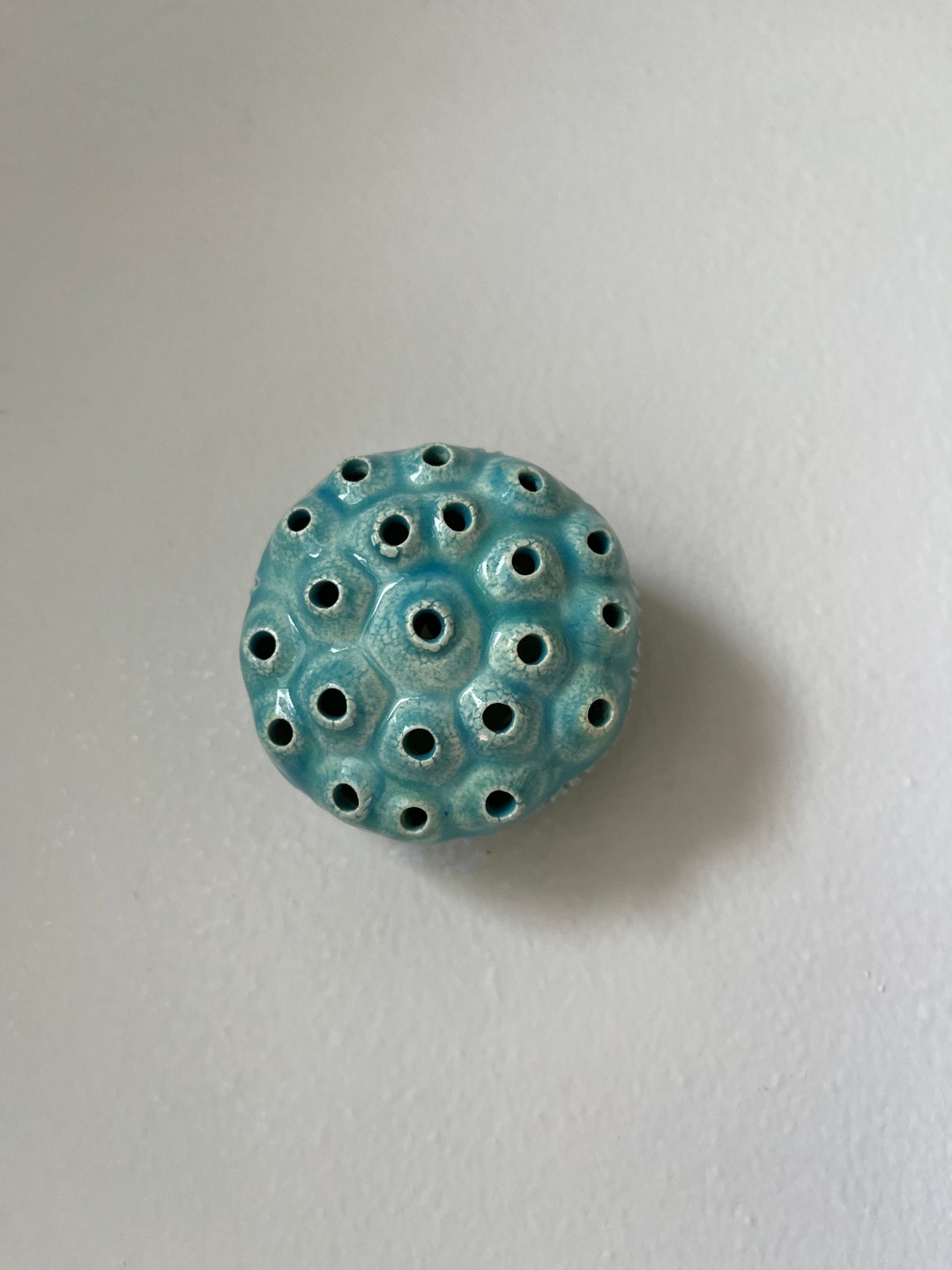Ceramic Wall Art Light Blue Sea Spore Pod 41 - Etsy