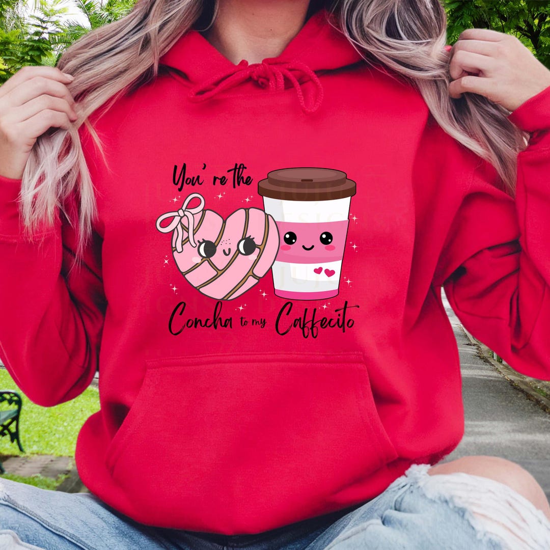 You're the Concha to My Cafecito PNG, Valentine's Day Sublimation ...
