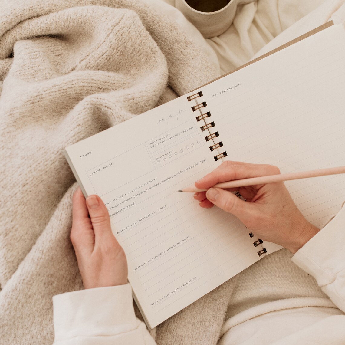 Daily Overview Planner // Daily Planner Notebook Mindful - Etsy