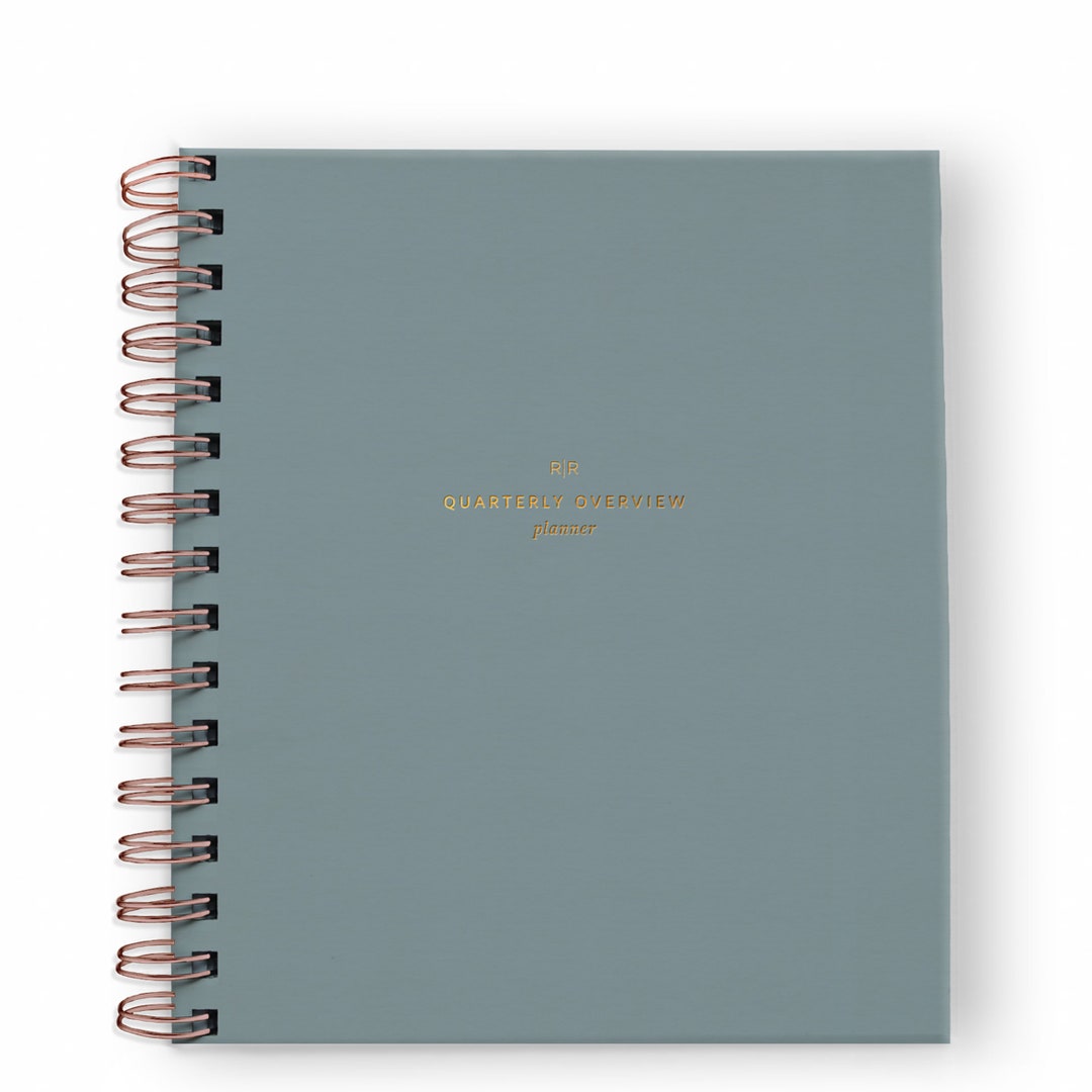 Quarterly Overview Planner // Daily Planner, Notebook, Mindful Planning ...