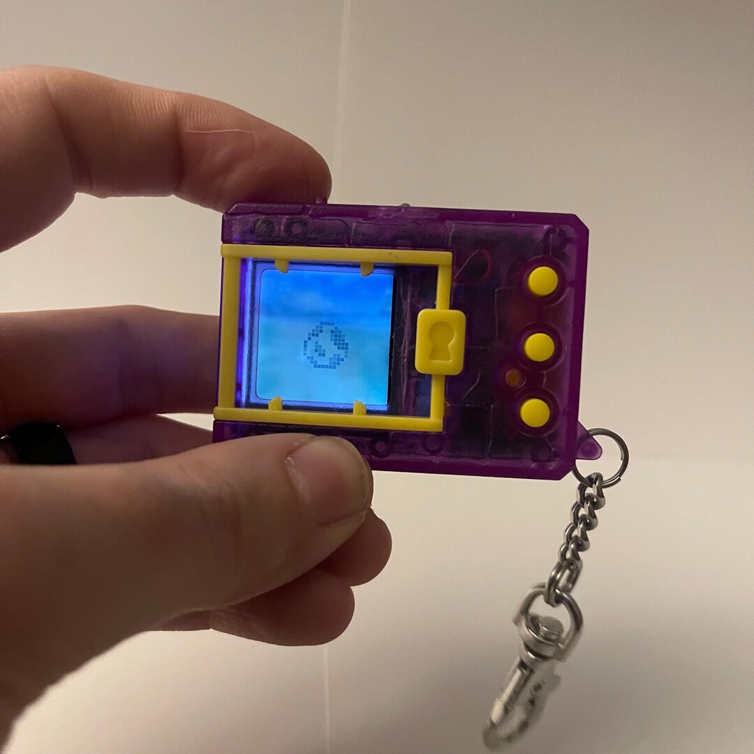 Backlit Digimon 20th Anniversary V-pet Purple CUSTOM BACKLIGHT - Etsy
