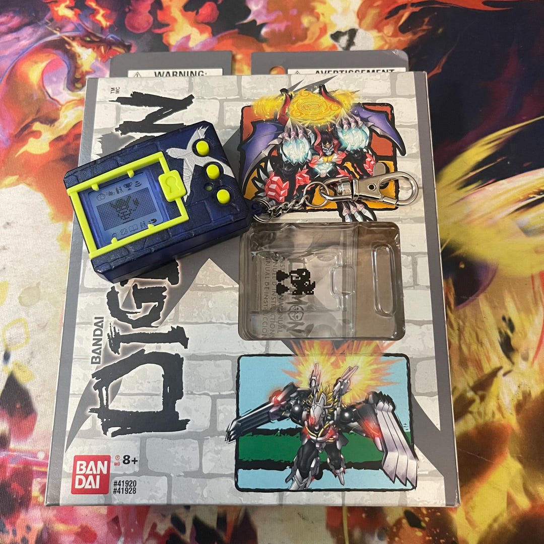 Backlight Modded Digimon X Blue & Silver CLOSEING OUT SALE - Etsy