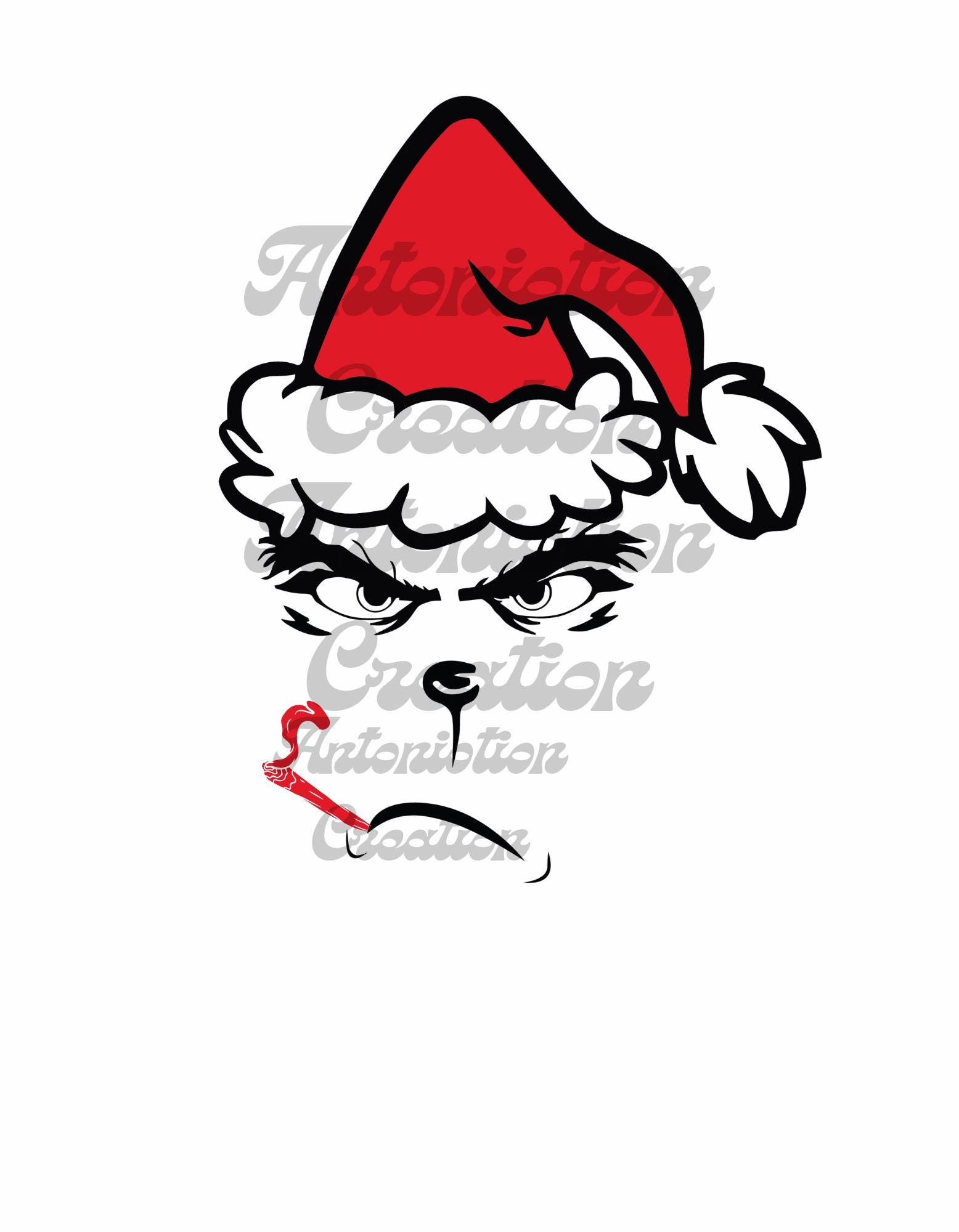 Grinch Weed PNG - Etsy