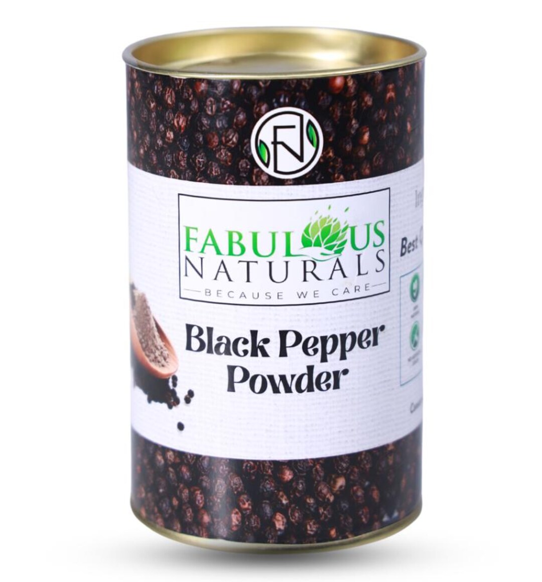 Organic Black Pepper Powder 200g | Fresh and Aromatic Spice | 100% Pure ...