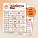 Thanksgiving Bingo, Thanksgiving Game, Thanksgiving Activities for ...