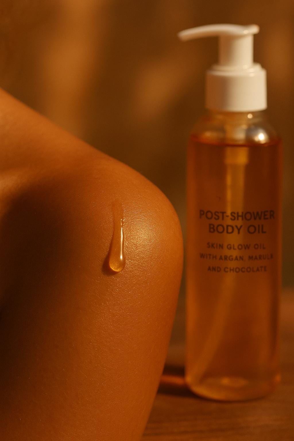 Shimmer Body Oil: Natural Golden Bronze Glow, Hydrating Vegan Oil - Etsy