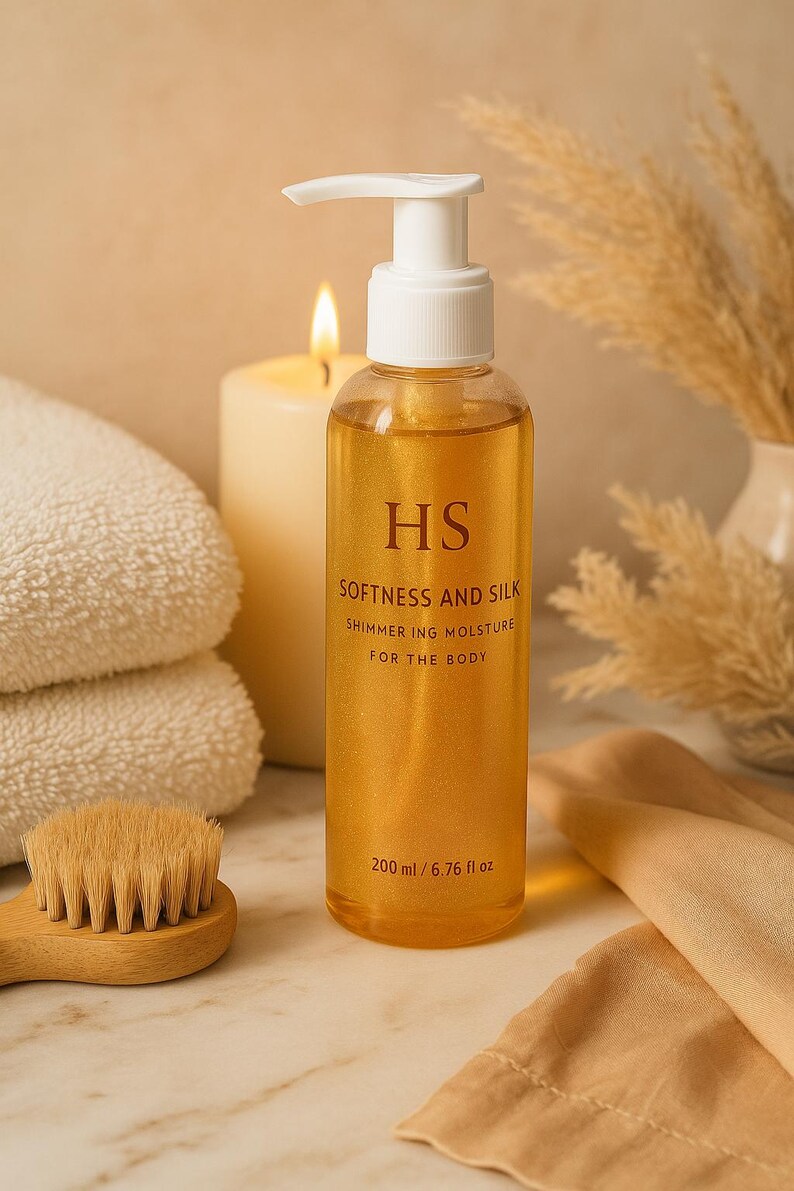 Shimmer Body Oil: Natural Golden Bronze Glow, Hydrating Vegan Oil - Etsy