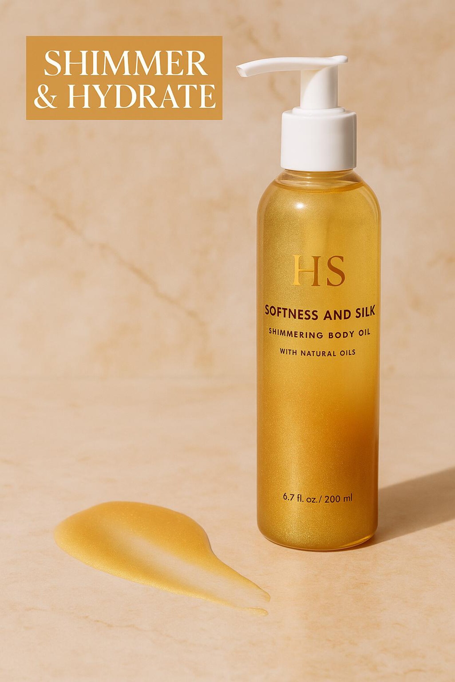 Shimmer Body Oil: Natural Golden Bronze Glow, Hydrating Vegan Oil - Etsy