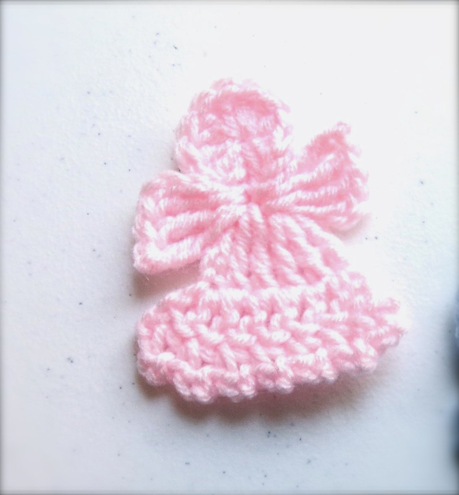 Crochet Angel Decorations or Appliques Five Decorations or - Etsy