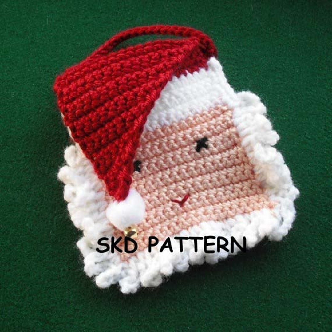 Christmas Santa Handbag Pdf Crochet Pattern - Etsy