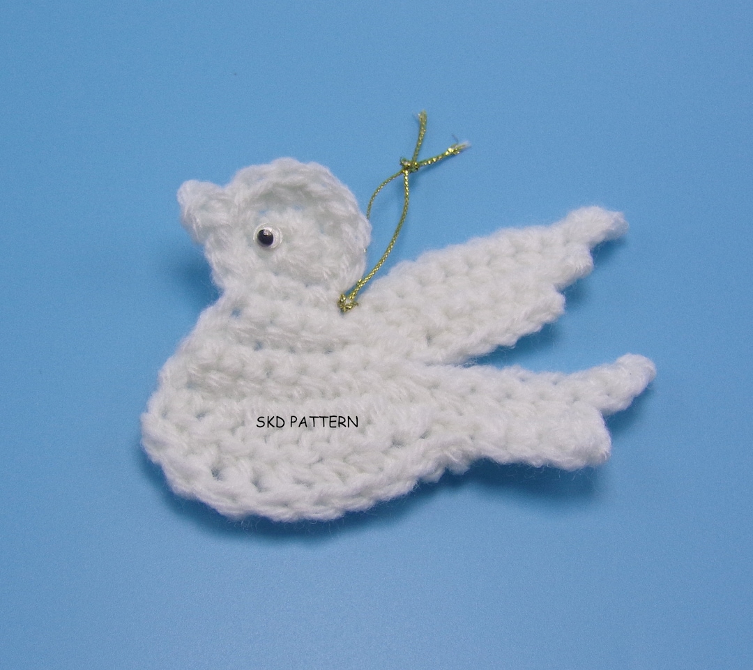 Crochet Dove Ornament Pattern Pdf - Etsy