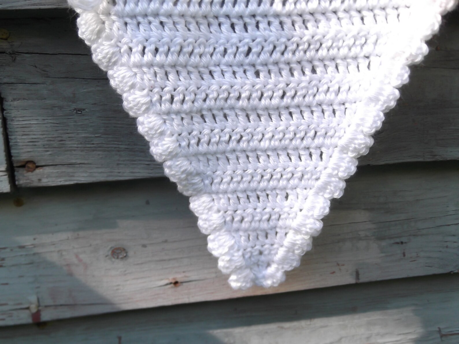 Shell Edged Triangle Shawl Crochet Pattern Pdf | Etsy