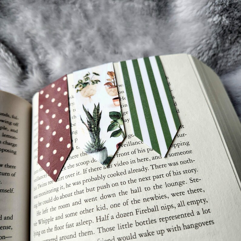 Magnetic Bookmarks | Set of 3 | House Plants - Etsy