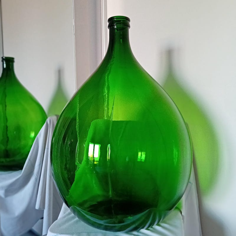 Green Demijohn - Etsy