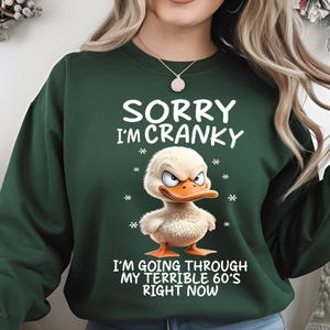 Funny Duck T-shirt Design - Cranky Senior Humor PNG - Grumpy Duck ...