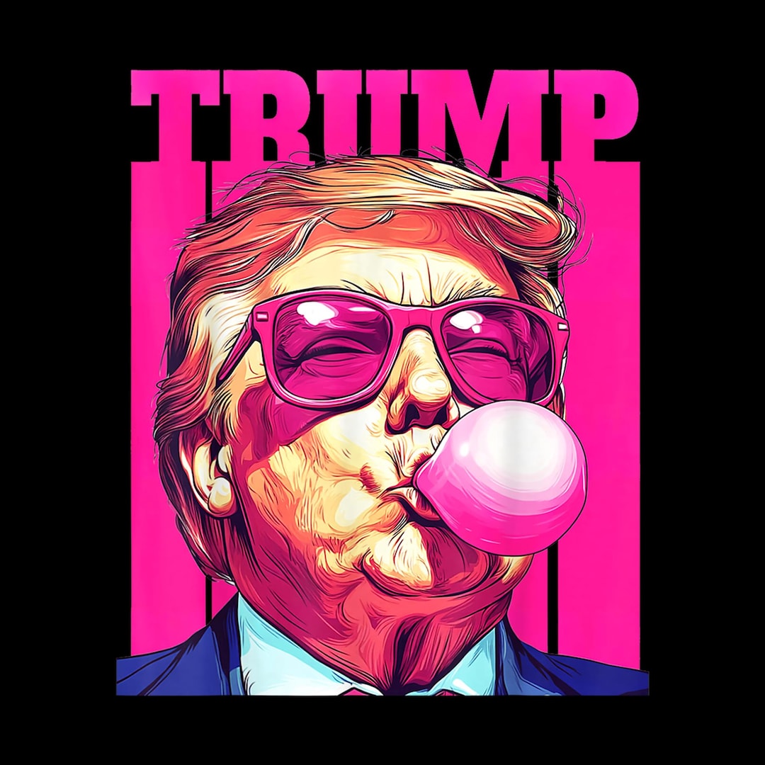 Trump Png, Pink Trump Bubble Gum Pink Sunglasses Donald Trump Png ...
