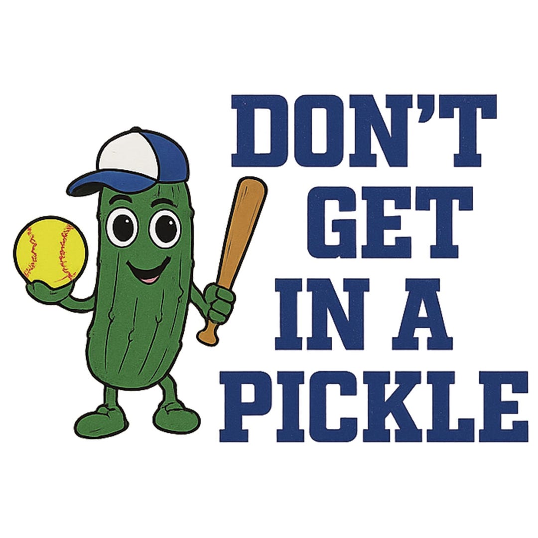 Funny Pickle Softball PNG, Don’t Get in a Pickle Sublimation Design ...