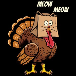 Funny Thanksgiving Cat Turkey Png, Thanksgiving Dinner, Thanksgiving ...