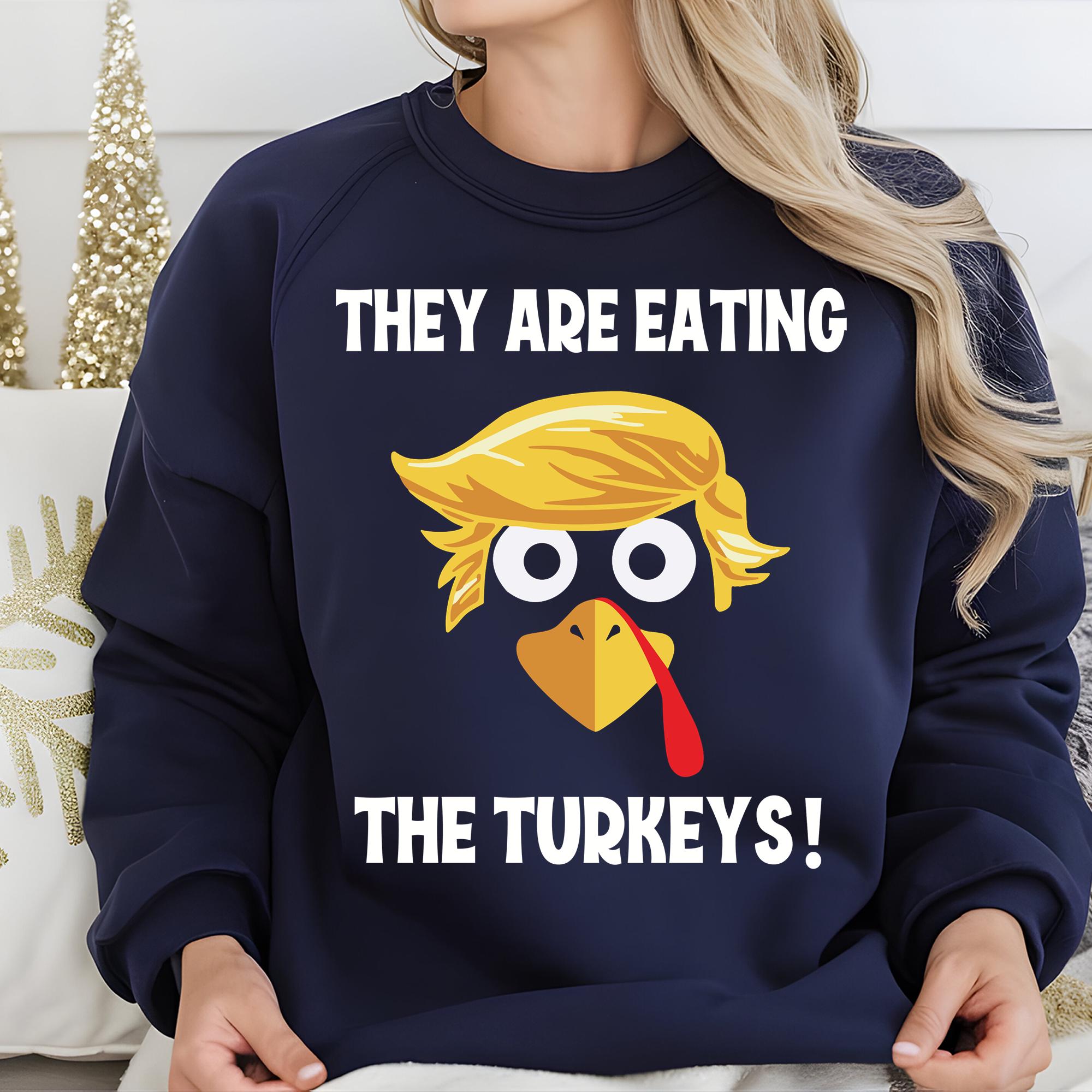Trump Thanksgiving Png, Trump Turkey Png, Eating the Turkey Png, Trump ...