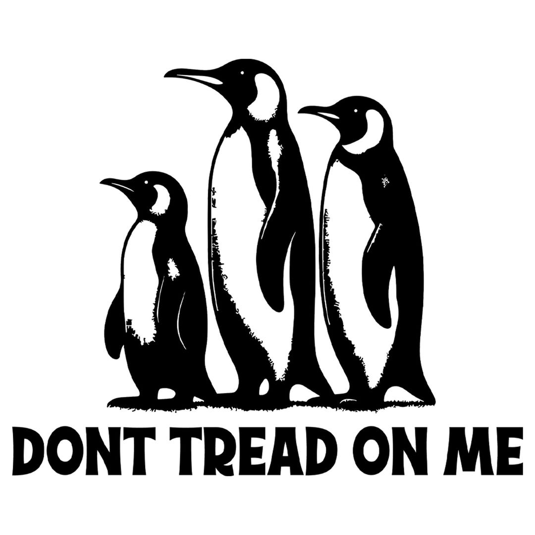 Dont Tread on Me Png- Penguins Trump Taxes Png- Penguin Funny Meme ...