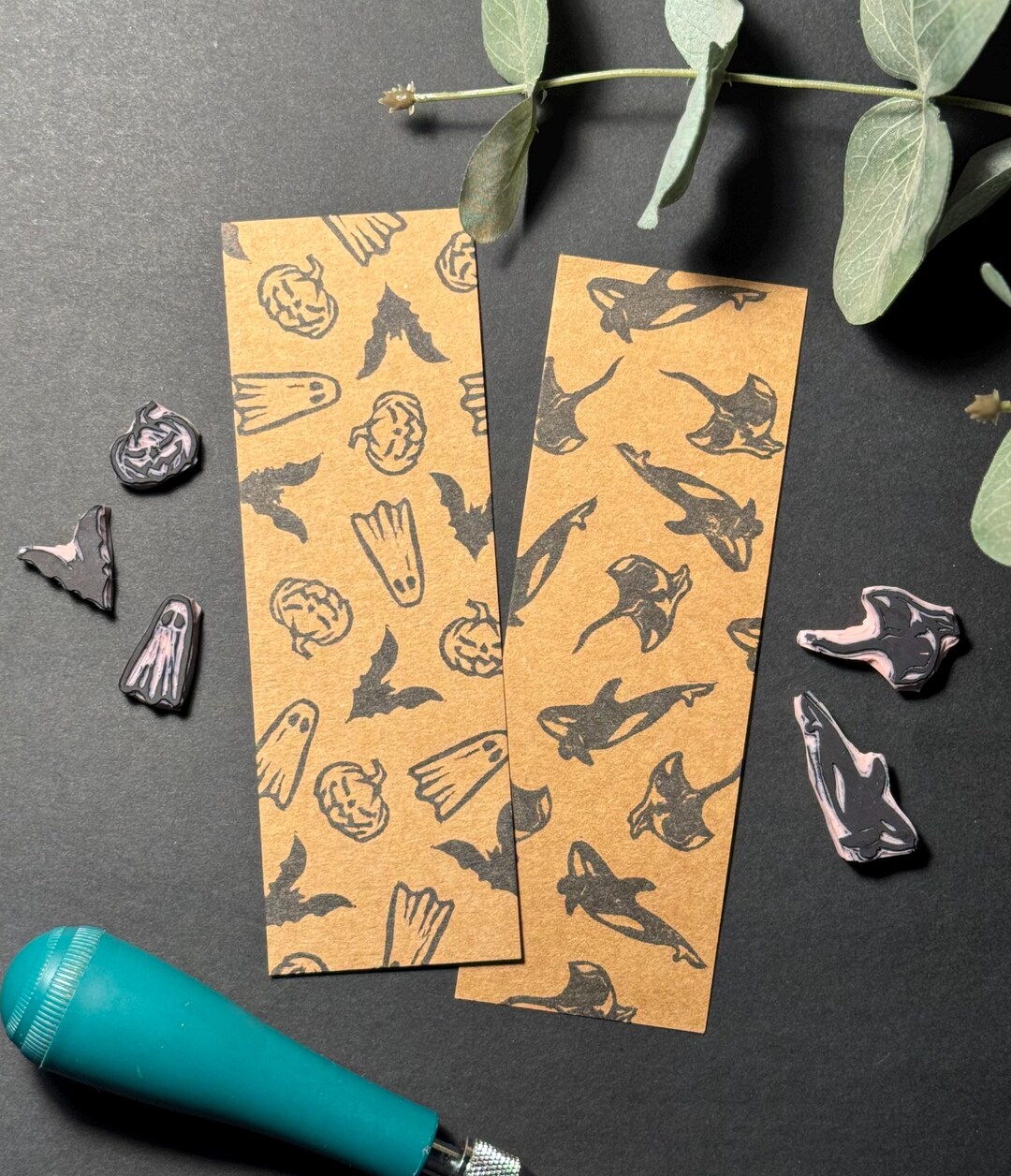 Spooky / Ocean Bookmark - Etsy