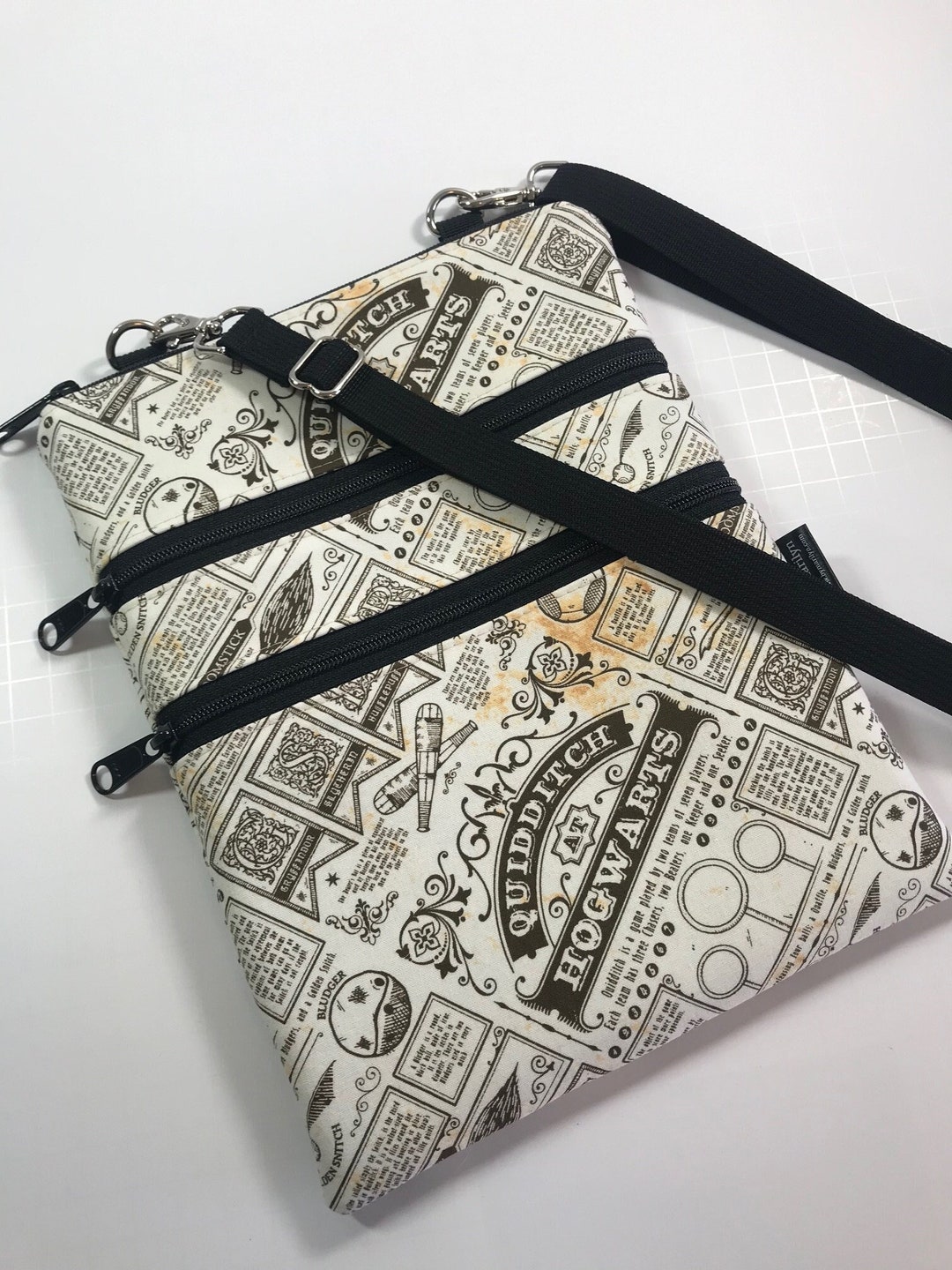 Jenny Cross Body, 3 Zipper Bag, by Marilyn, Purse, Handbag, Hogwarts ...